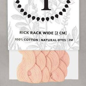 Naturally Dyed 20mm Rick Rack-rose - Etsy