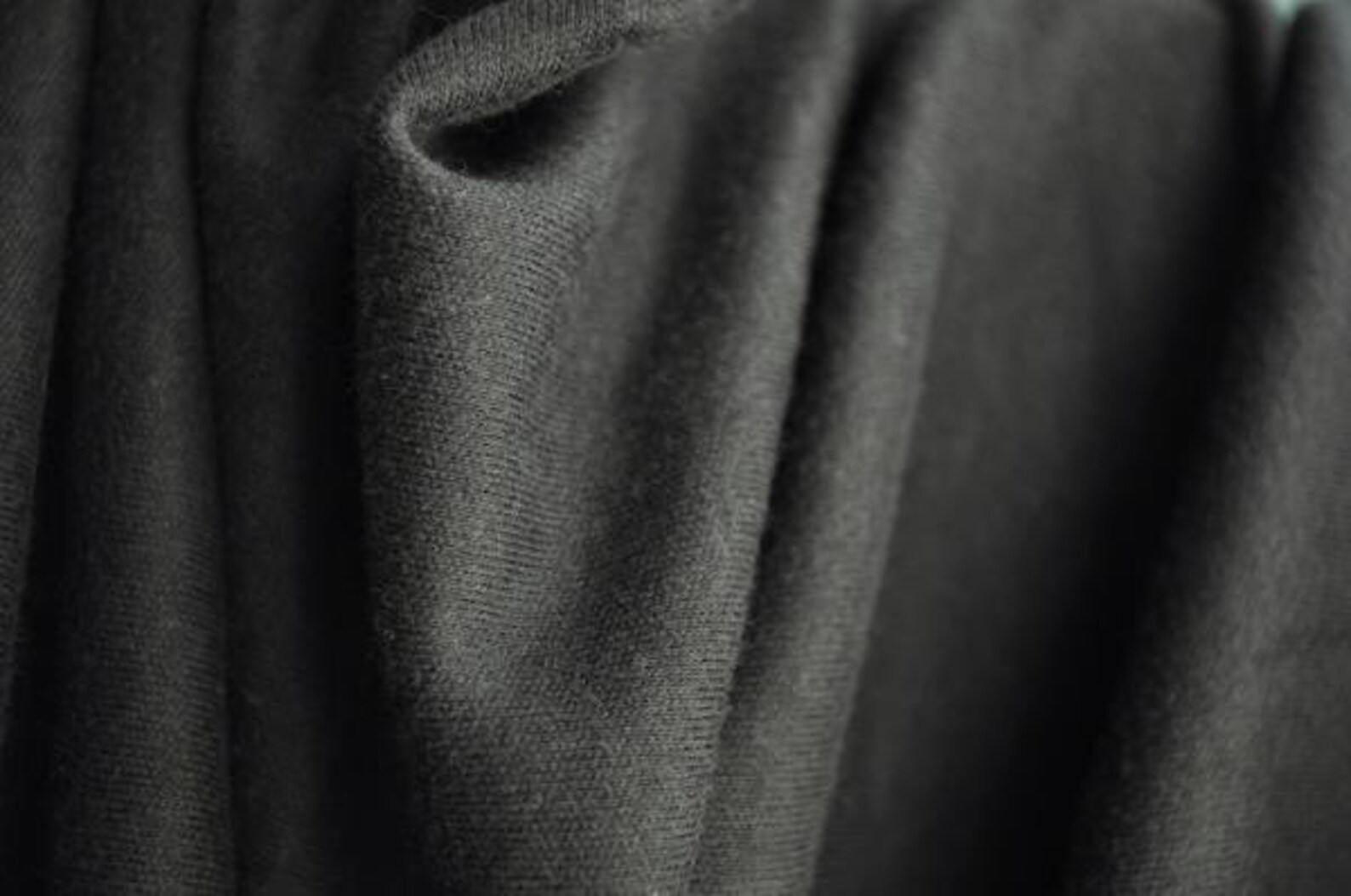 Organic Interlock, Black, 60" Wide, 100% Organic Cotton - Etsy