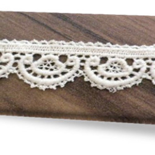 100% Organic Cotton Lace Natural Undyed Sold by the Yard - Etsy