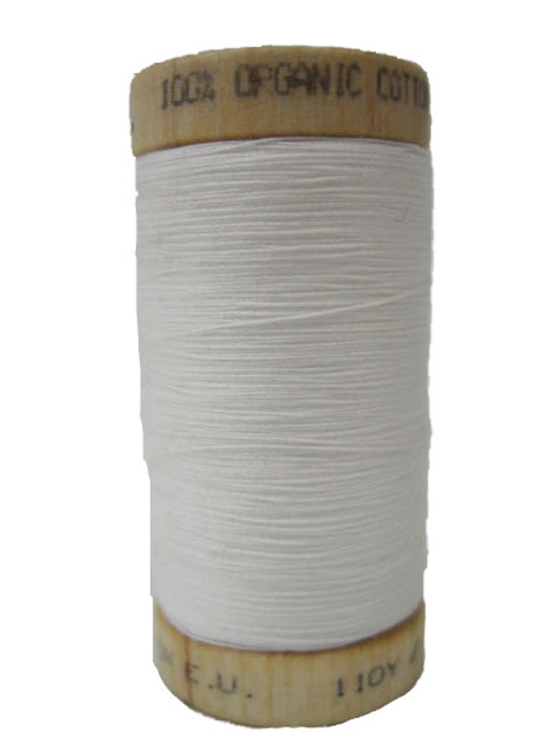Organic Cotton Thread 300 yards/spool Multi-Purpose GOTS | Etsy