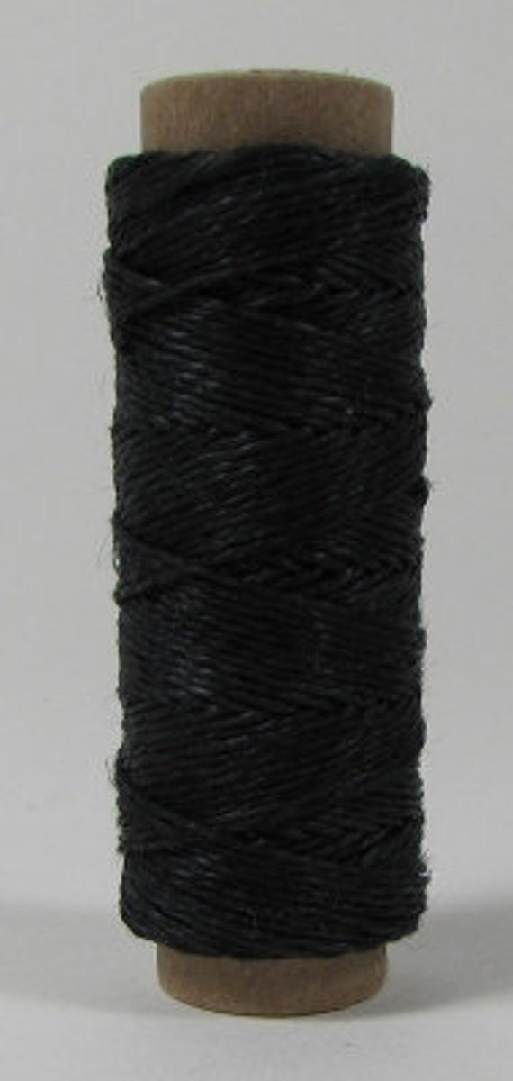 Hilo de cáñamo-Negro-100% Cáñamo | Etsy