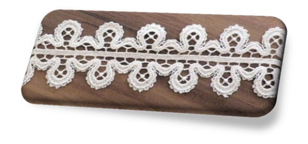 100% Organic Cotton Lace, Natural, Undyed, Sold by the Yard, 26mm - Etsy