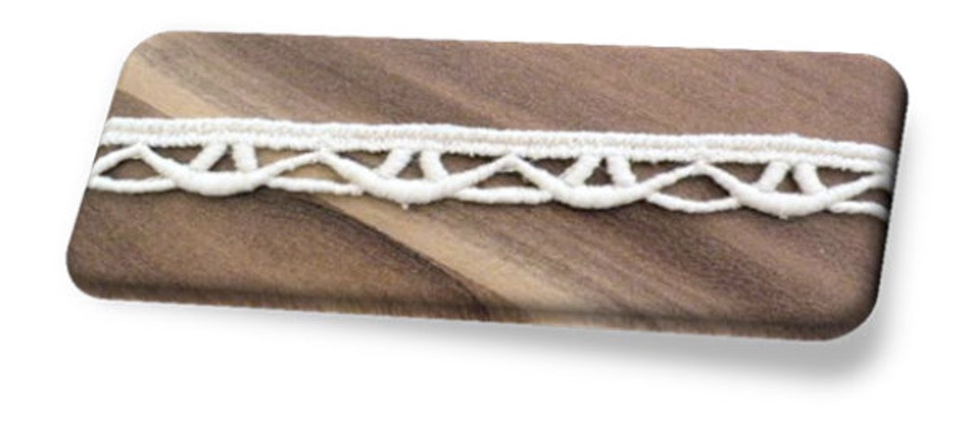 100% Organic Cotton Lace, Natural, Undyed, Sold by the Yard, 12mm - Etsy