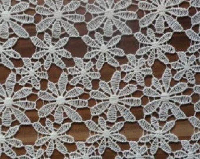 100% Organic Cotton Lace Fabric Natural - Etsy