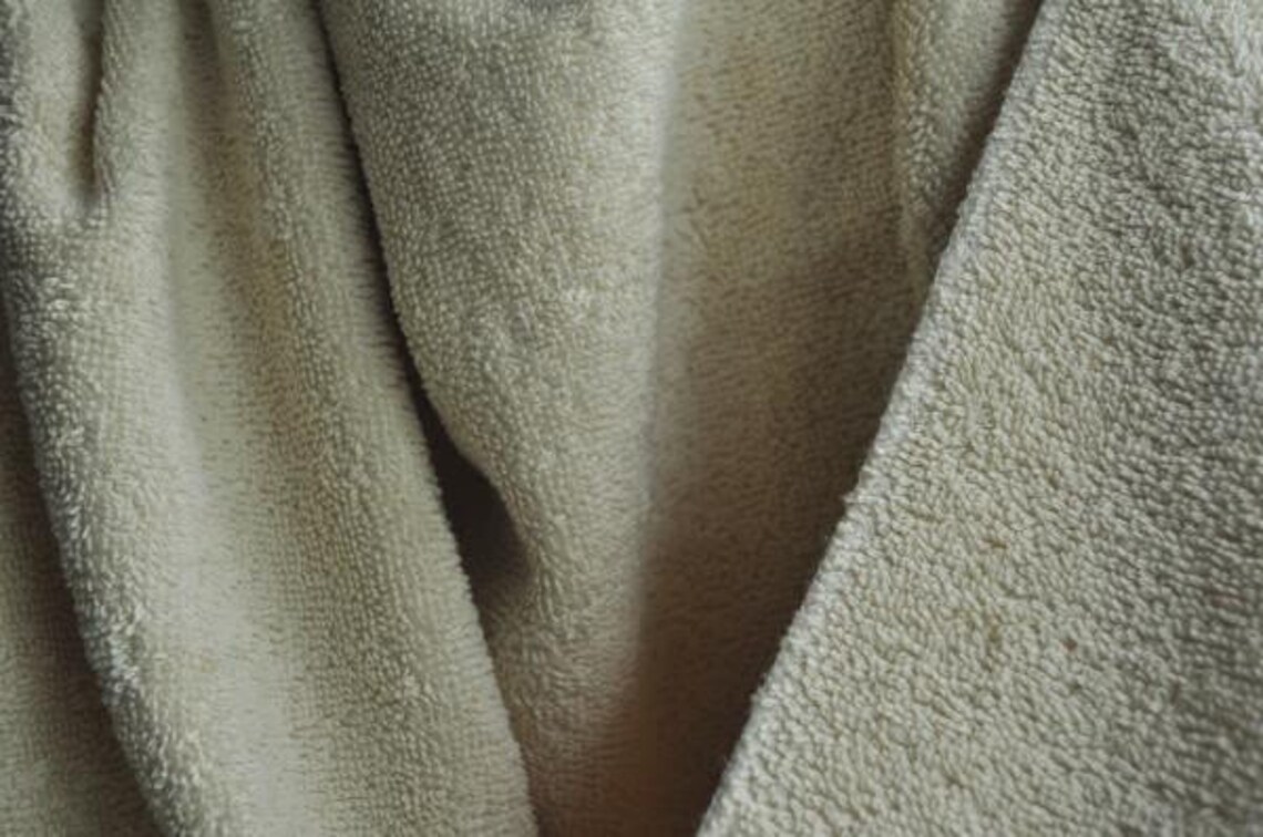 Organic Cotton Terry Cloth 60 Wide Natural Fabric by - Etsy