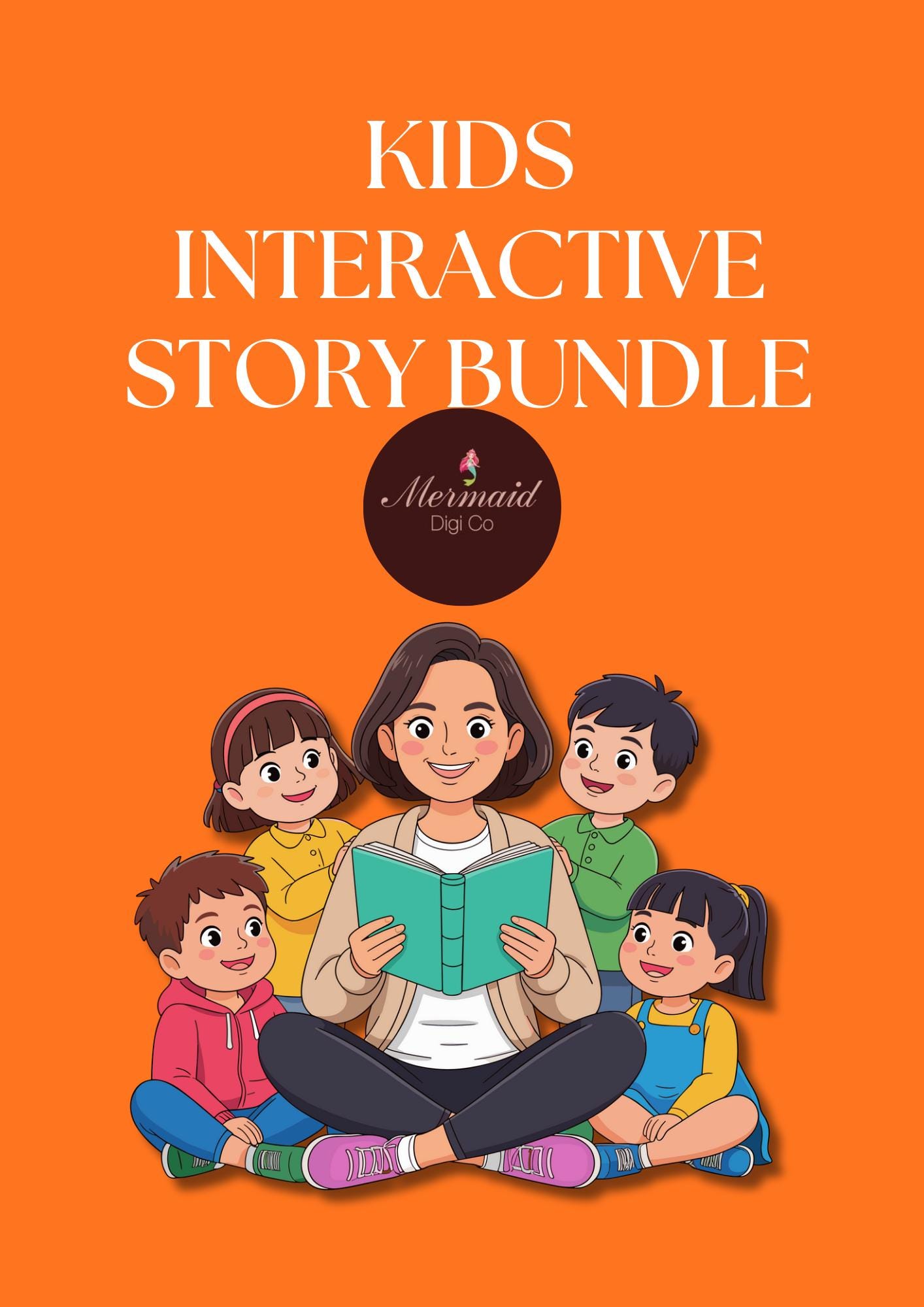 Interactive Kids Storybook Canva Templates With Audio – 48 Editable ...