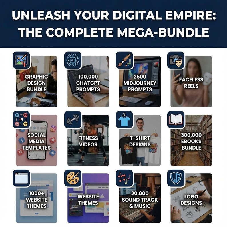 55 Million+ PLR MRR Digital Products Mega Bundle | Resellable Ebooks ...