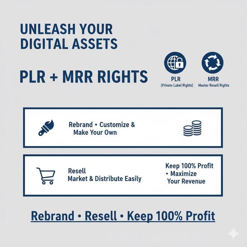 55 Million+ PLR MRR Digital Products Mega Bundle | Resellable Ebooks ...