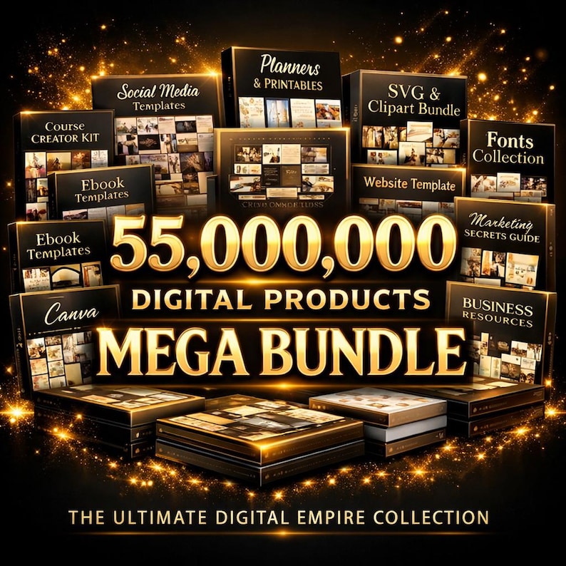 55 Million+ PLR MRR Digital Products Mega Bundle | Resellable Ebooks ...