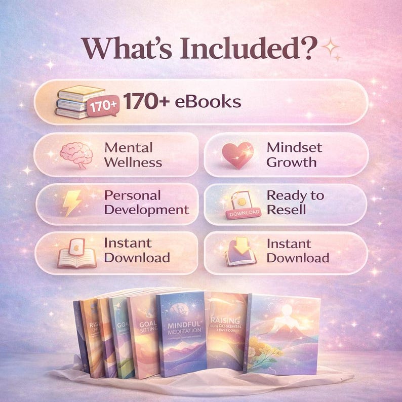 170+ Self-help and Psychology Ebooks PLR MRR Bundle | Mental Wellness ...
