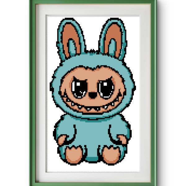Labubu Pixel Art - Etsy