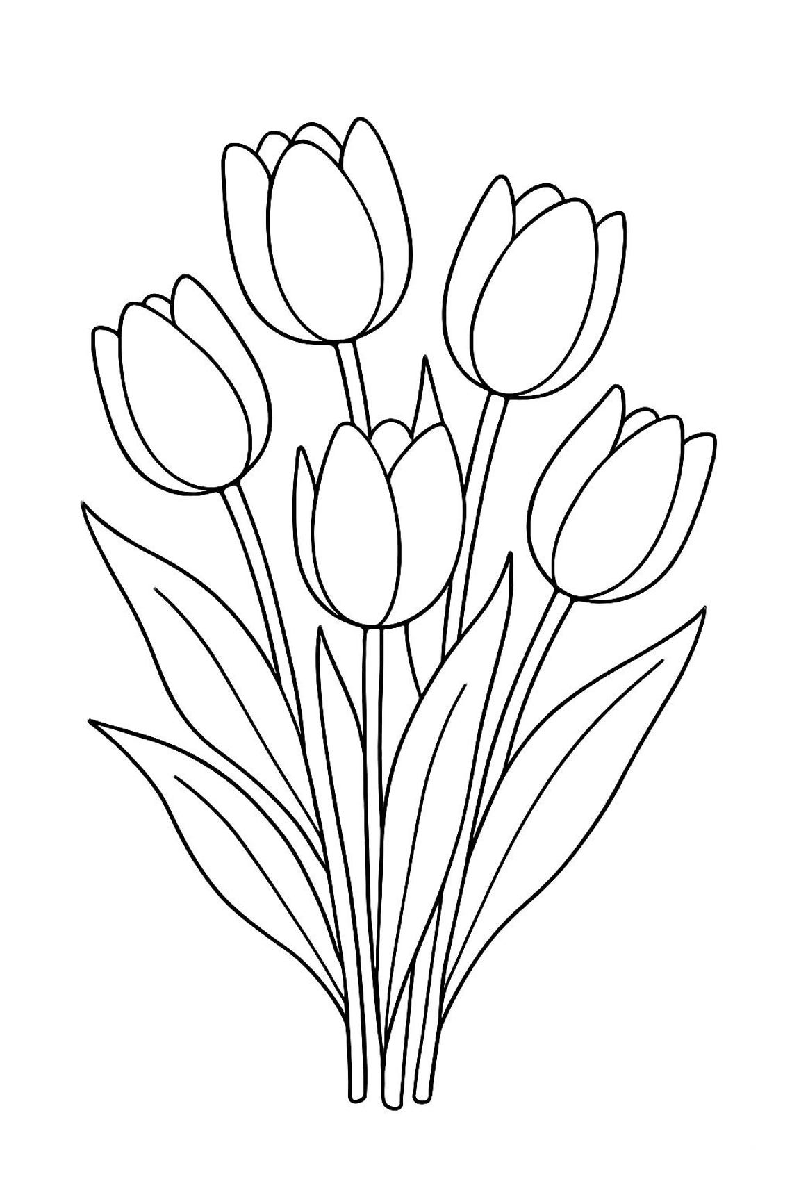 Printable Flowers Colouring Pages for Kids - 10 Fun A4 Flowers Designs ...