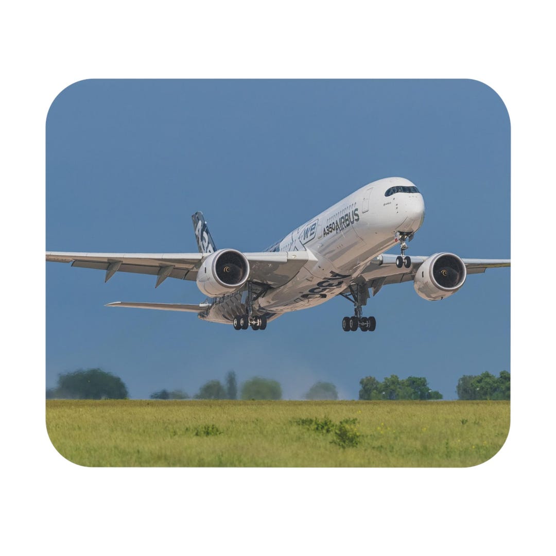 Airbus A350 Airplane Mouse Pad, Airbus Plane, Pilot Gift, A350 Aircraft ...