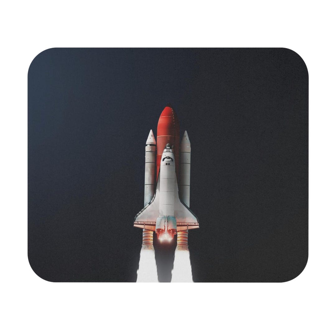Space Shuttle Mouse Pad | NASA Rocket Launch Desk Mat, Flight Sim Gamer ...