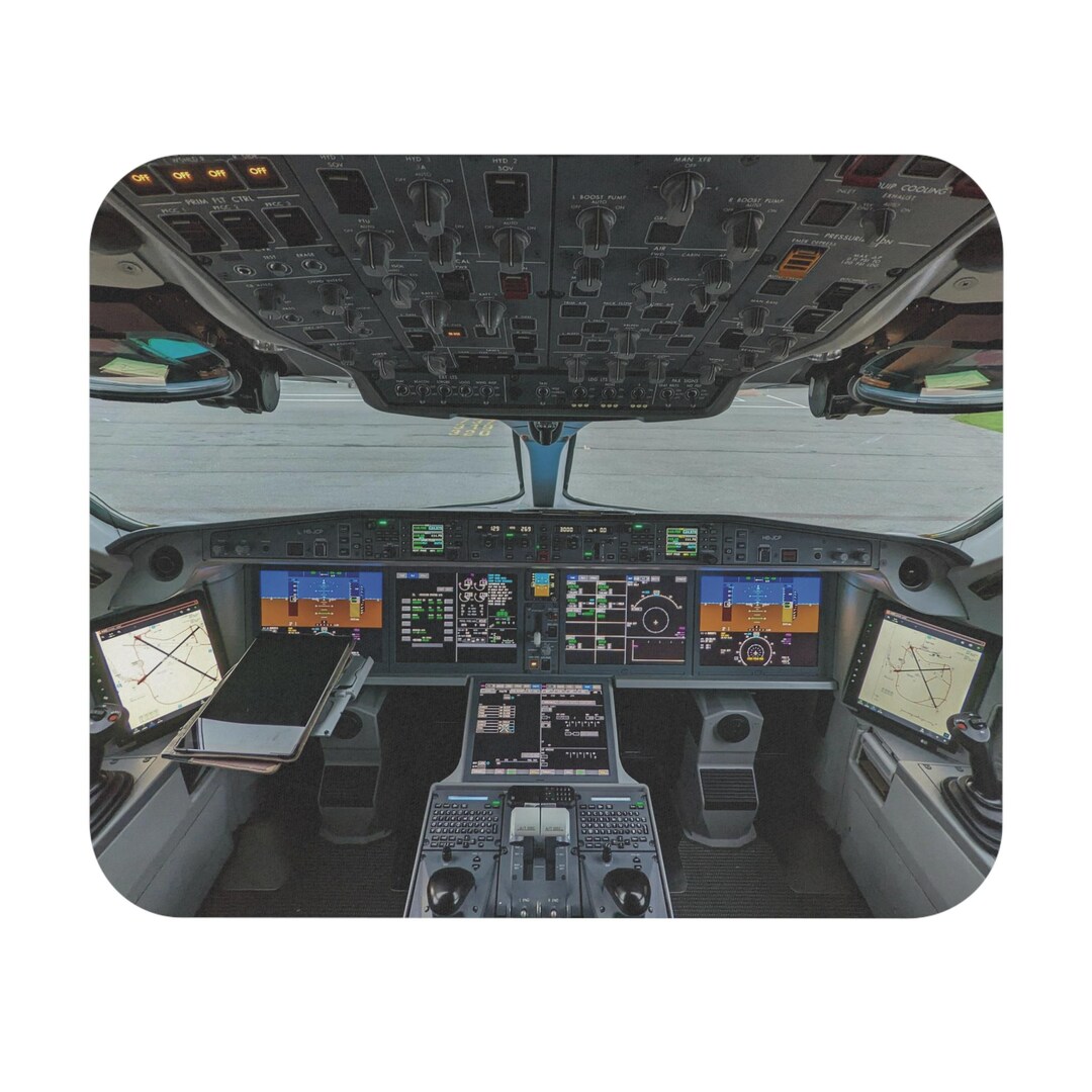 Airbus A220 Cockpit Mouse Pad: Aviation Gift for Pilots - Etsy