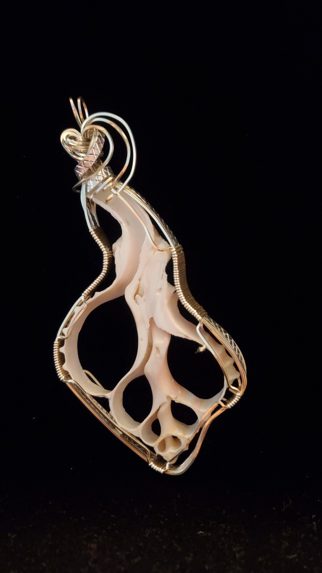 Cross Cut Shell Pendent - Etsy