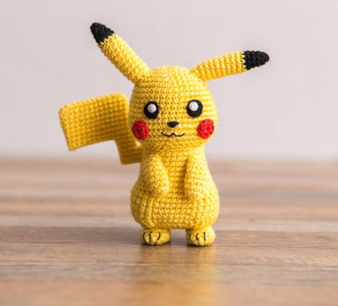 Pikachu Crochet Pattern PDF – Amigurumi Pikachu Decoration – Cute ...