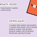 Printable Dnd 5e Equipment Pack Cards Starter Gear Inventory Tracker ...