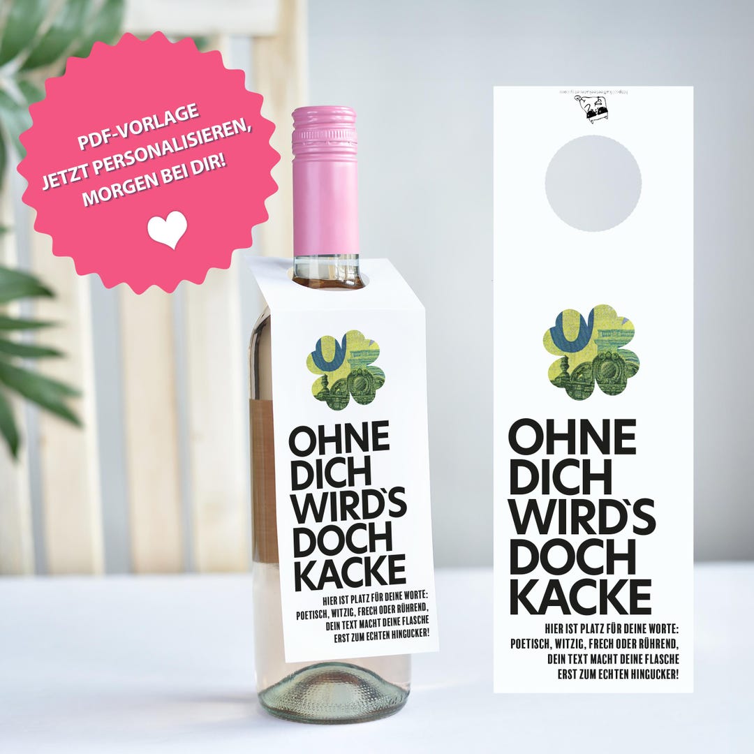 Personalized Bottle Label Farewell Gift for Colleagues Retirement Leave ...