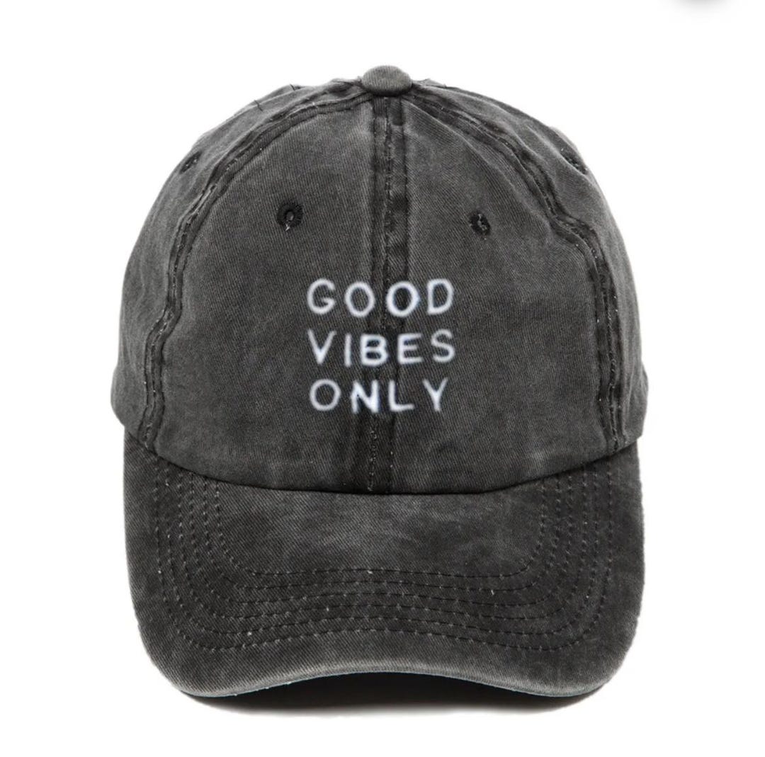 Good Vibes Only Cap - Etsy