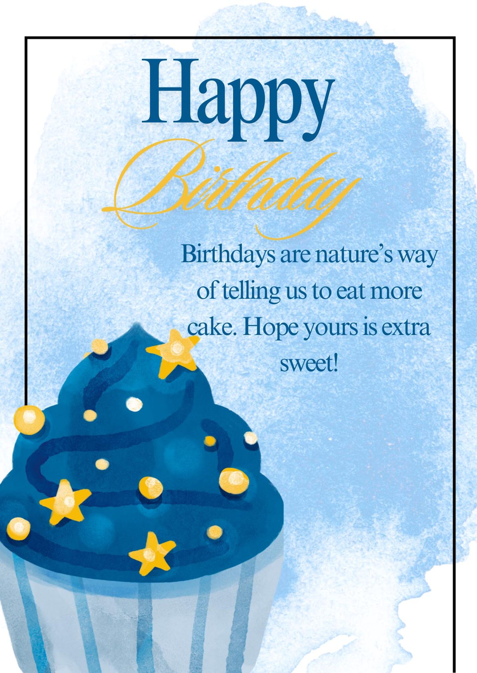 Digital Birthday Card ,send Love in Style With Our Beautifully Designed ...