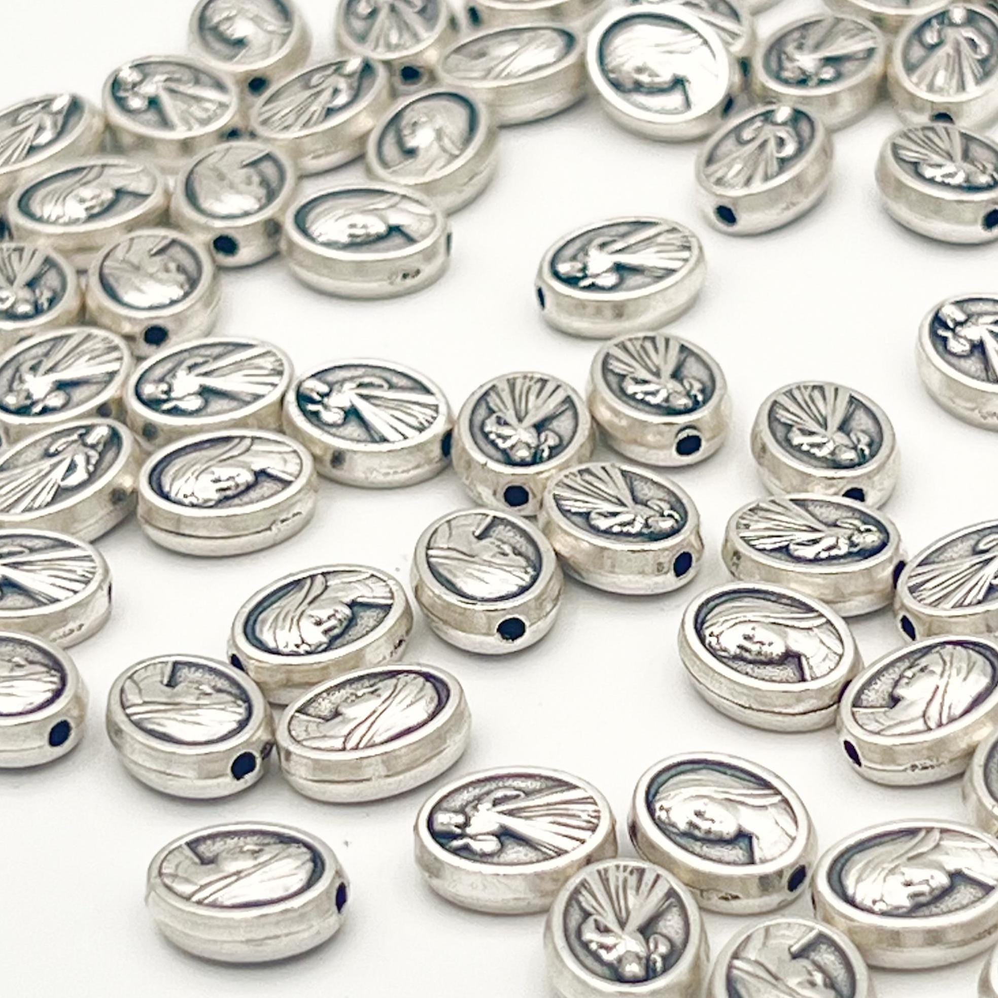Divine Mercy Virgin Mary Oval Medals Bulk Lot 50 100 200 Catholic ...