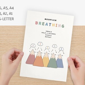Breathing Exercises for Kids Star Mountain and Box Breathing - Etsy