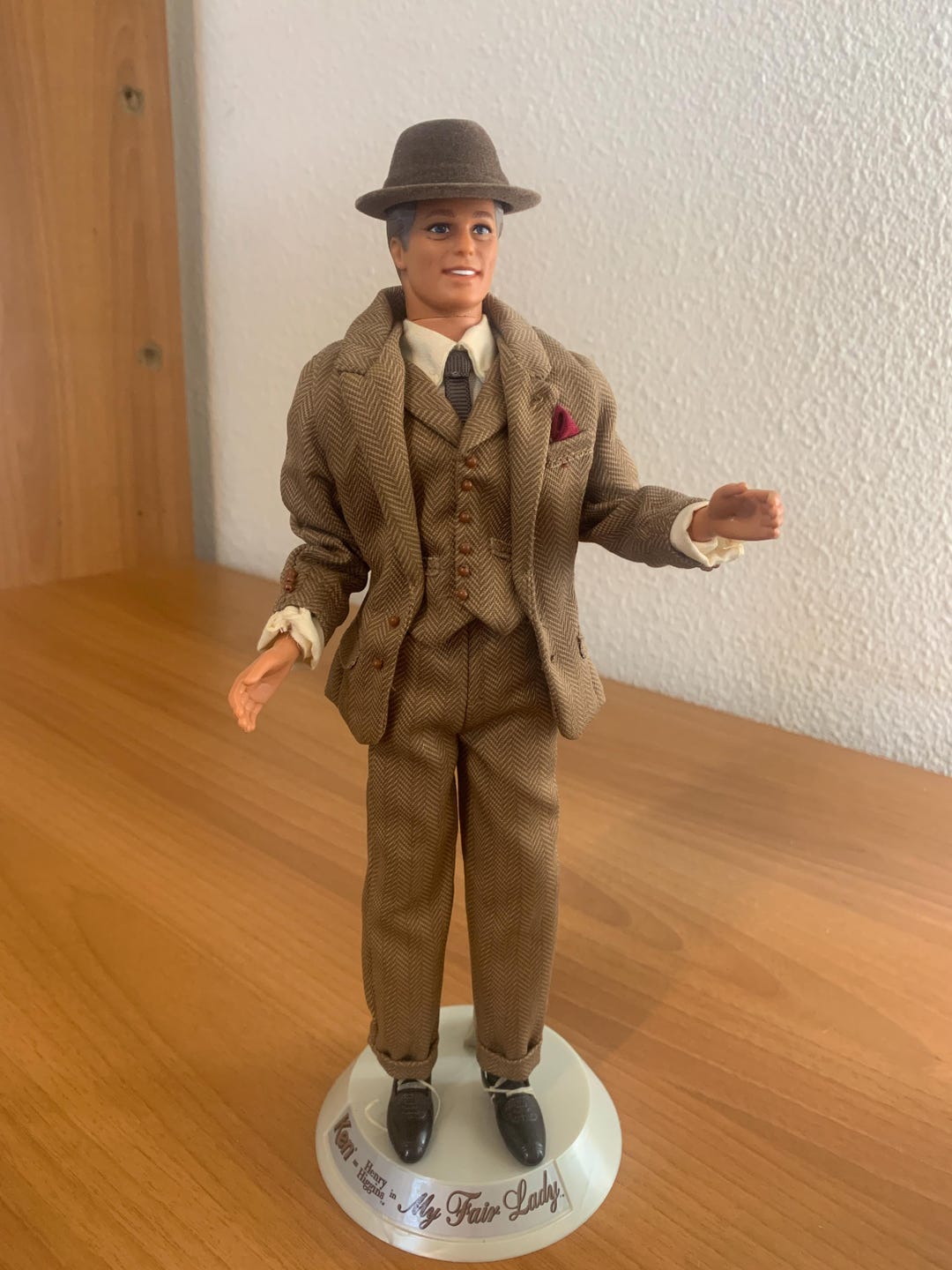 Tweed Suit Fashion Doll, Edwardian Professor Figure, Collectible - Etsy