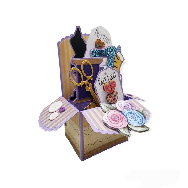 Sewing Machine Card - Etsy