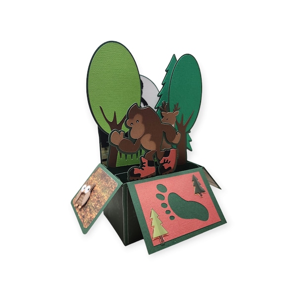 Bigfoot Greeting Card - Etsy