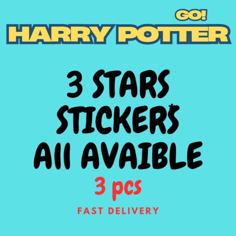 3 2 Star Stickers - Etsy UK