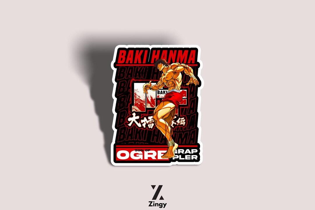 Baki Hanma Anime Stickers: Kiss-cut Vinyl Decals - Etsy