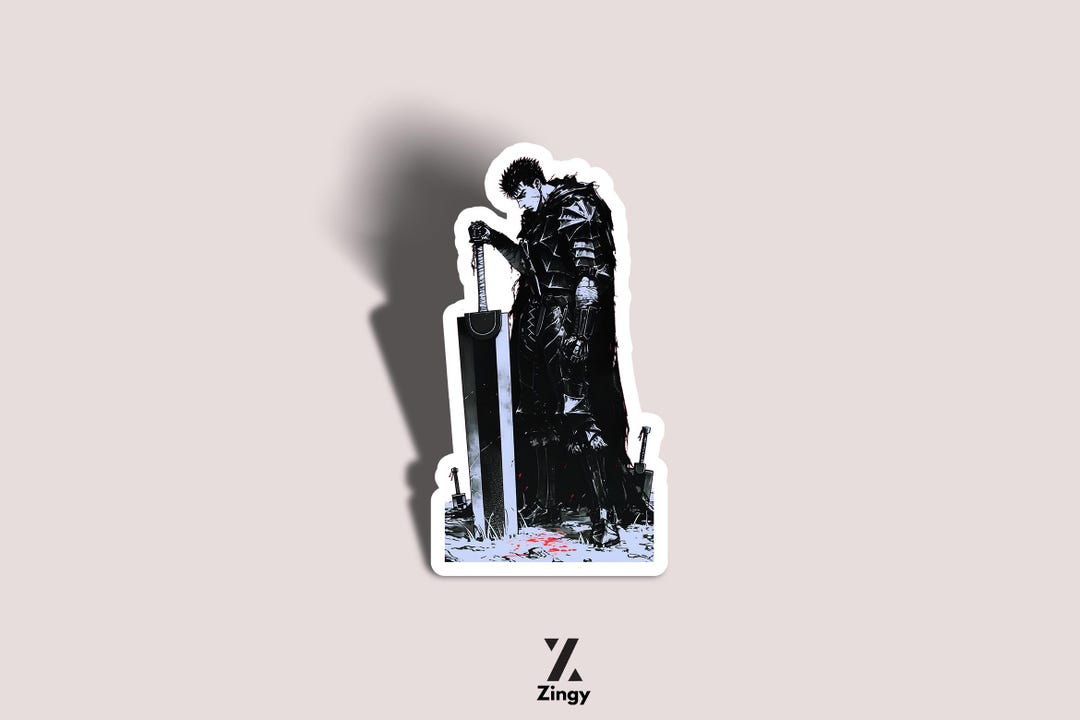 Berserk Sticker: Dark Art Vinyl Decal for Laptop, Journal - Etsy