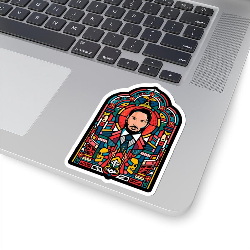John Wick Film Sticker, Van Orton Design, Movie Sticker, Laptop Decal ...