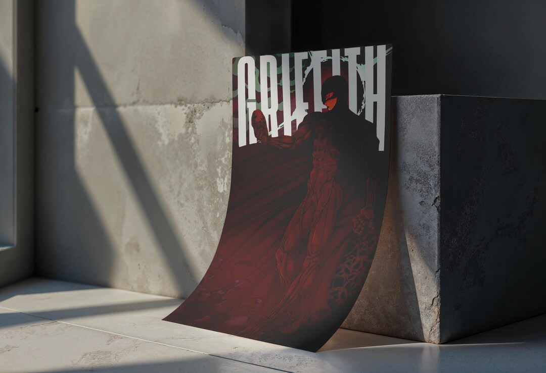 Berserk Griffith Wall Decal: Gothic Anime Manga Poster - Etsy