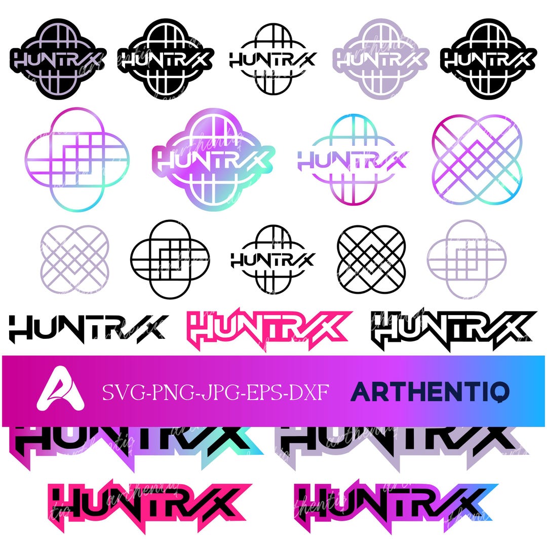 K-pop Huntrix Logo Pack | Cosplay Demon Hunters Inspired (instant ...