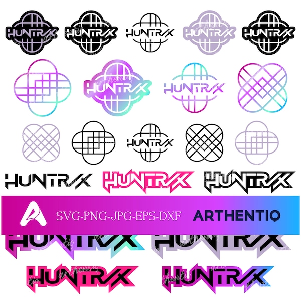 Huntrix Logo - Etsy UK