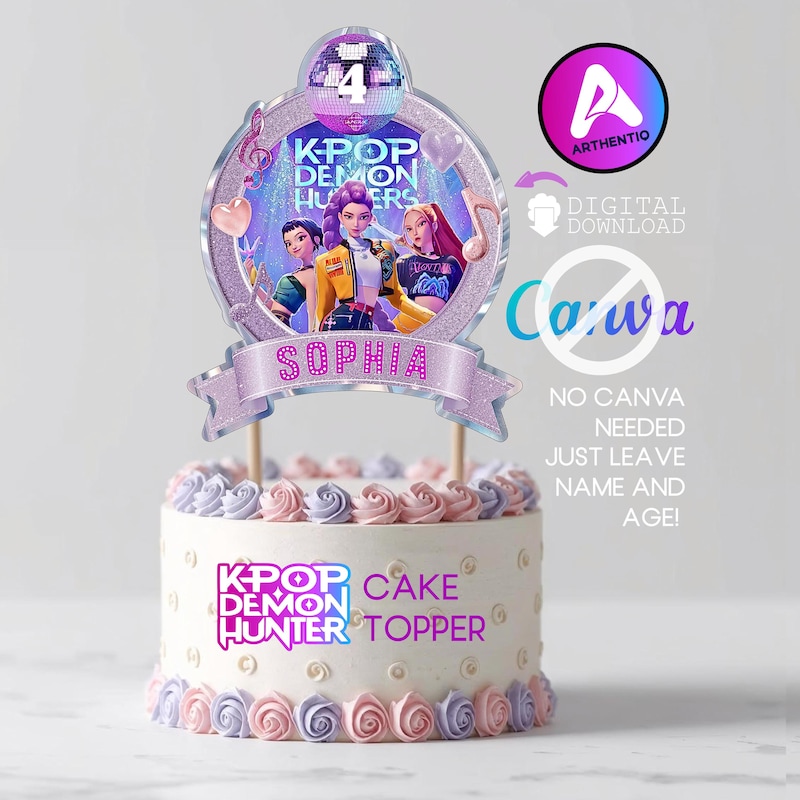 Huntrix Cake Design - Etsy