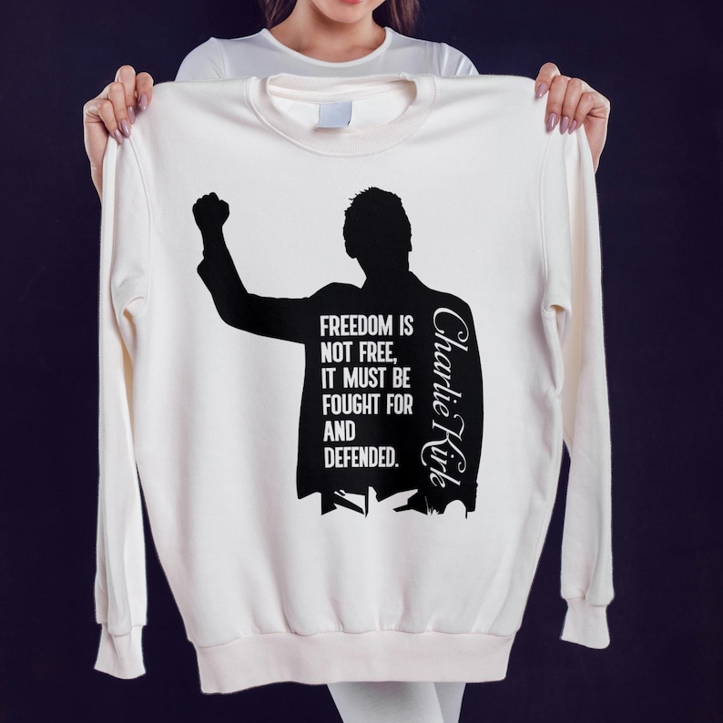 Charlie Kirk SVG | Freedom PNG | True Patriot Jpg | Cricut Silhouette ...