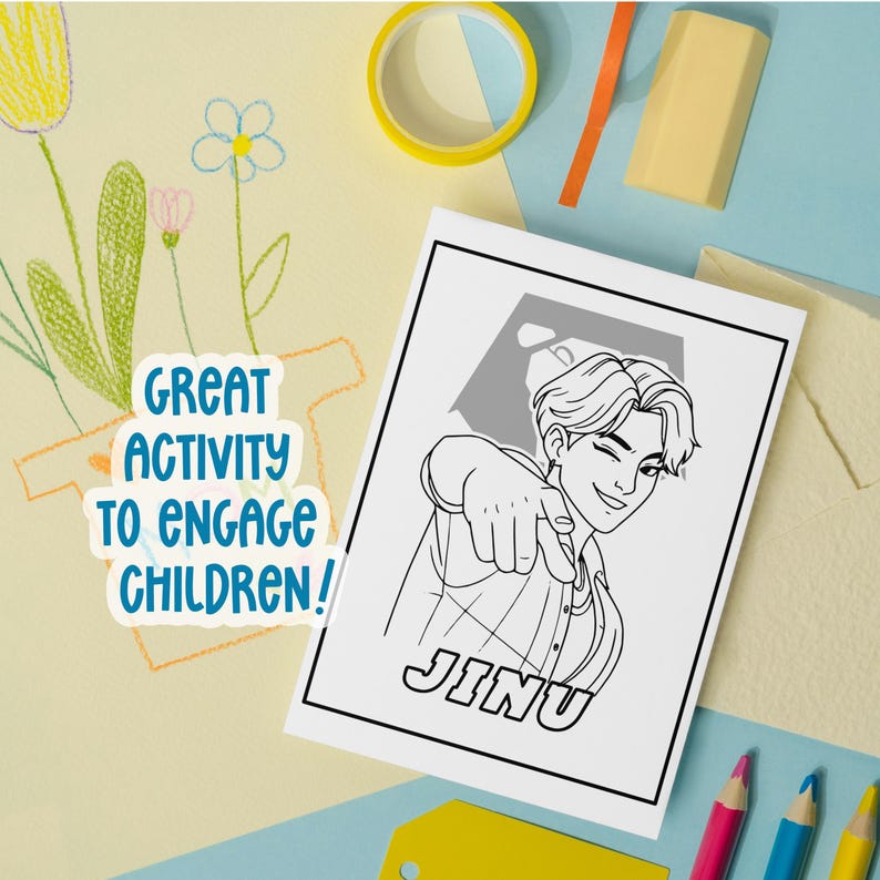 Kpop Huntrix Demon Hunters Coloring Pages, Printable PDF Instant ...