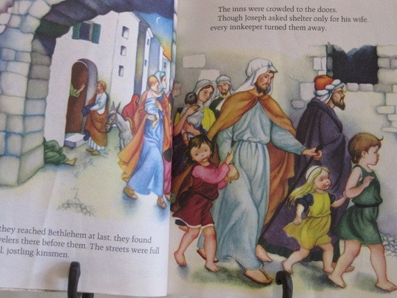 Vintage the Christmas Story a Little Golden Book Illustrated - Etsy