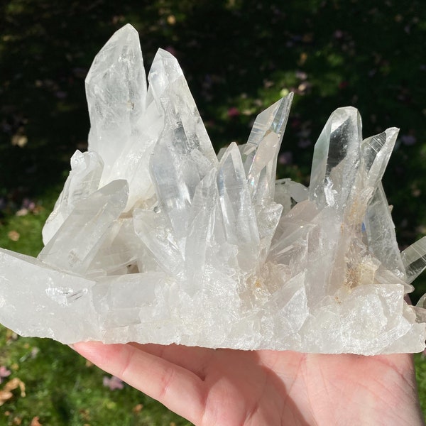 Clear Quartz Cluster - Etsy