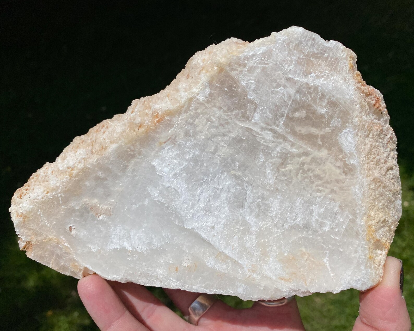 7 Selenite Charging Plate Large Selenite Plate Clear - Etsy