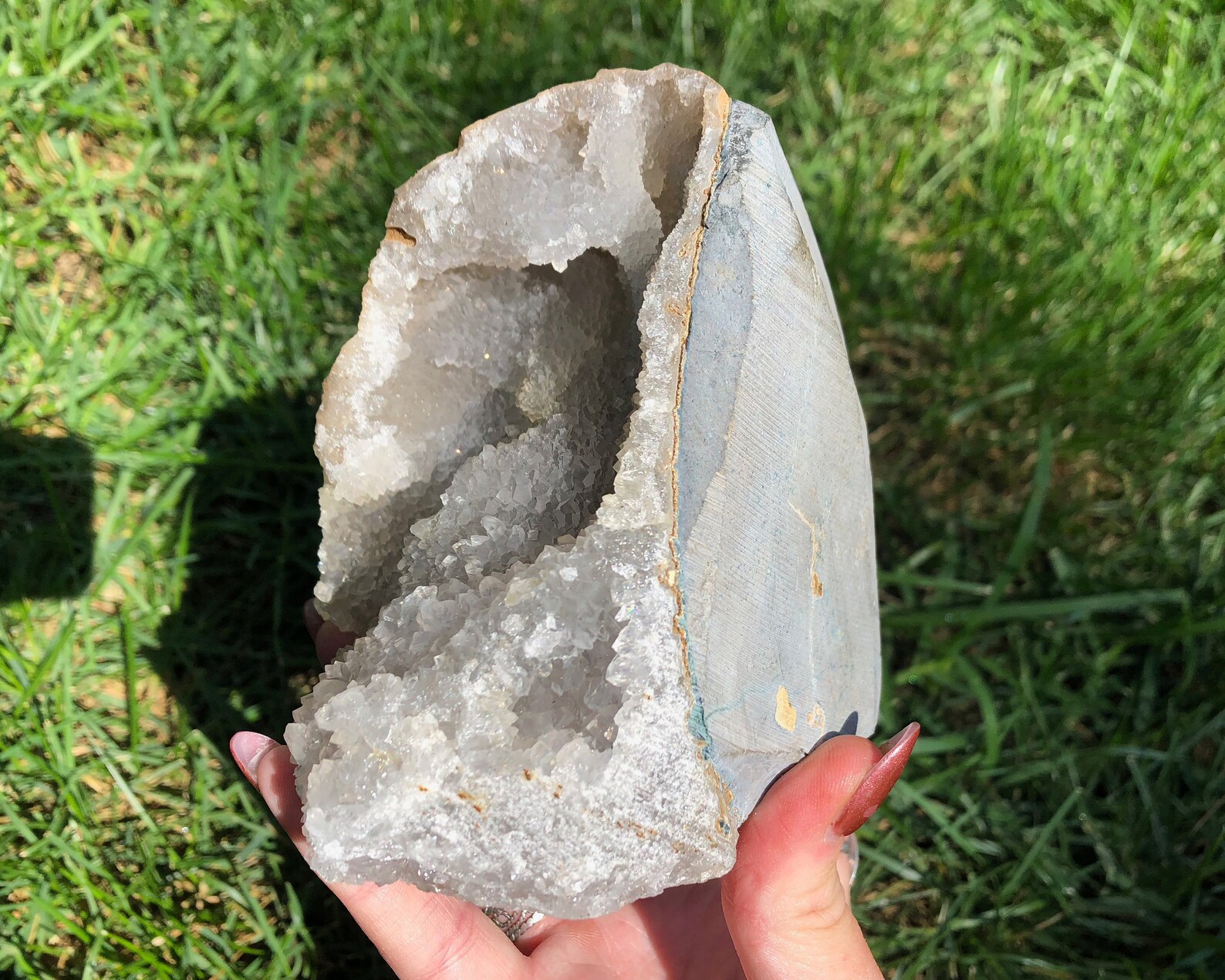 Druzy Quartz Display Piece With Stalactites Cut Base Druzy - Etsy