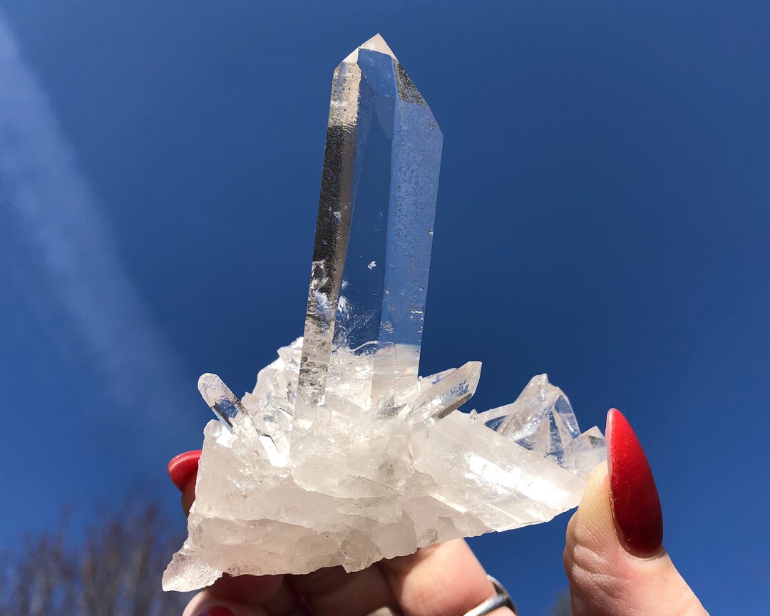Beautiful Quartz Cluster From Brazil #23 High Quality Small Clear ...