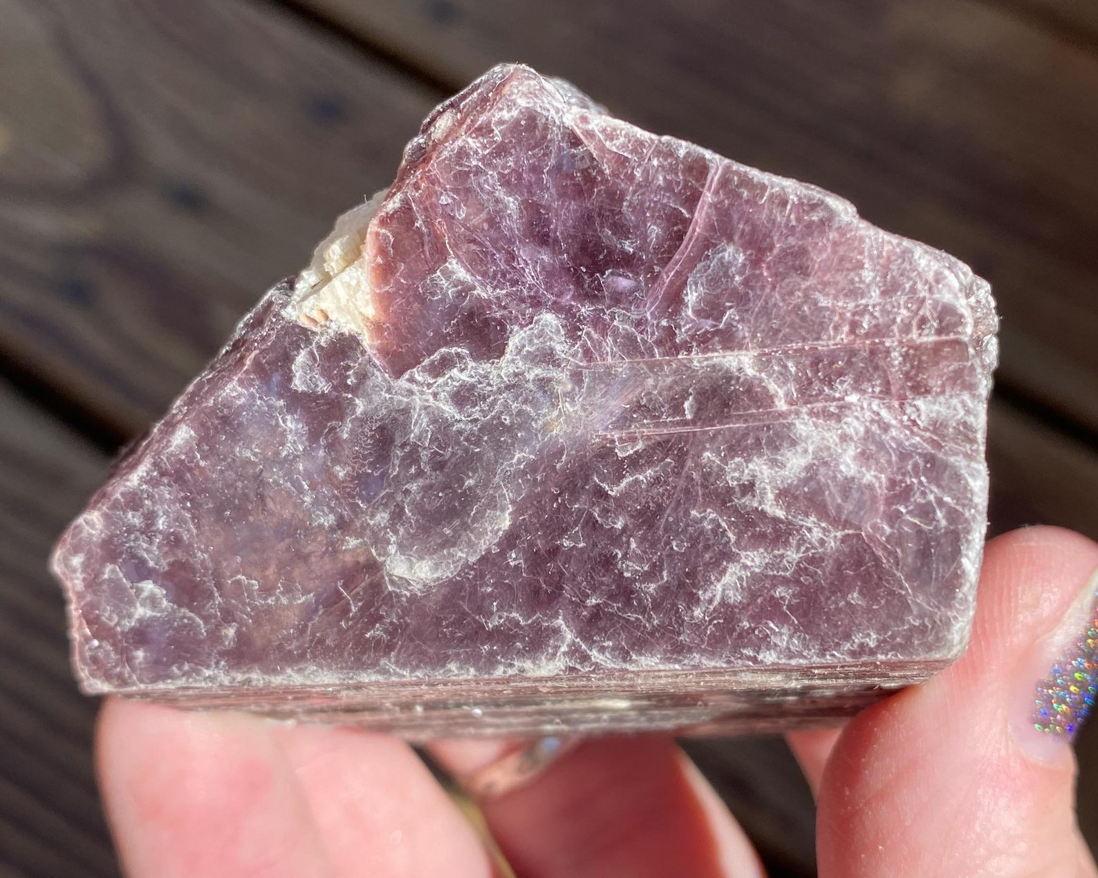 2.6 Lepidolite Slab Natural Purple Lithium Mica | Etsy