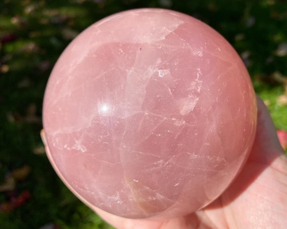 Home Décor Crystal Sphere /Crystal Gift Star Rose Quartz Rose Quartz ...
