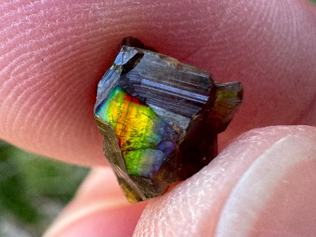 Rare Japanese Rainbow Garnet Iridescent Andradite Natural Loose ...