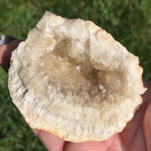 Sparkly Dogtooth Calcite Geode From Morocco #7 - Etsy