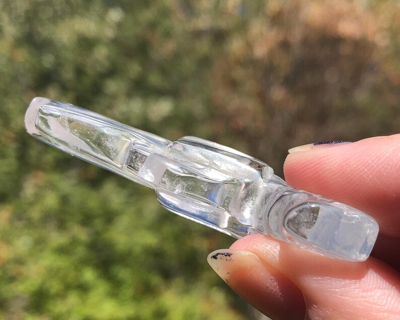 Quartz Crystal Gun Carving Tiny Revolver Handgun Figurine - Etsy